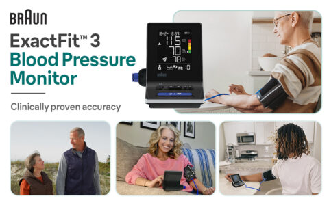 ExactFit 3 Upper Arm Blood Pressure Monitor (Walmart Exclusive) - Braun ...