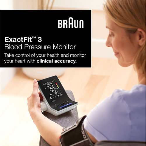 ExactFit 3 Upper Arm Blood Pressure Monitor - Braun Healthcare US