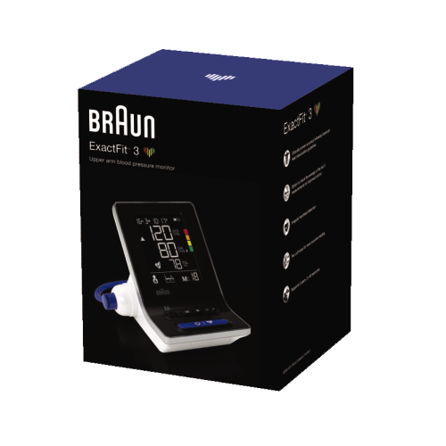 ExactFit 3 Upper Arm Blood Pressure Monitor - Braun Healthcare US